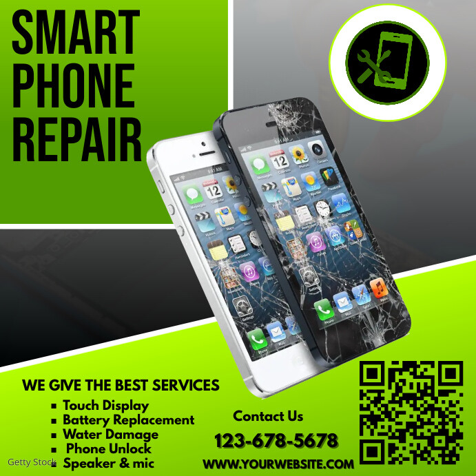mobile repair flyer Template | PosterMyWall