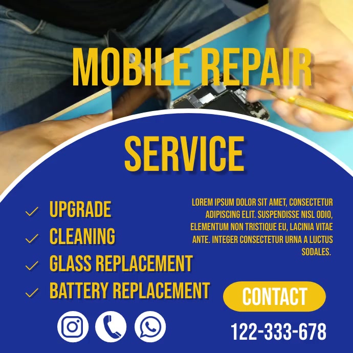 Mobile repair flyers Template | PosterMyWall