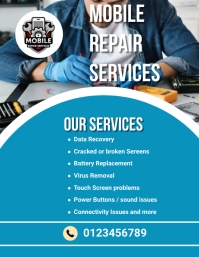 mobile repair flyers Template | PosterMyWall