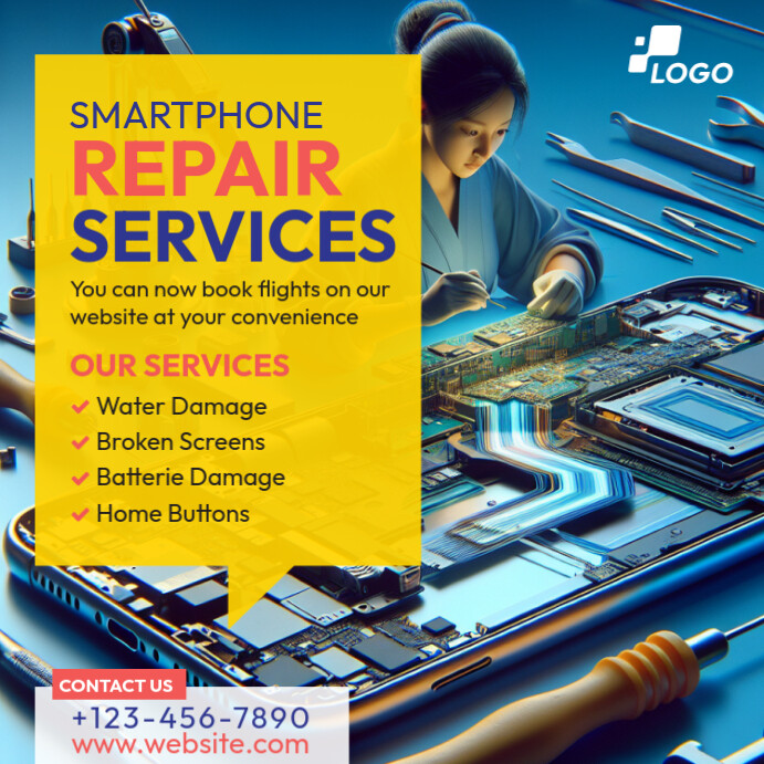 Copy of Mobile Repair Instagram Post | PosterMyWall