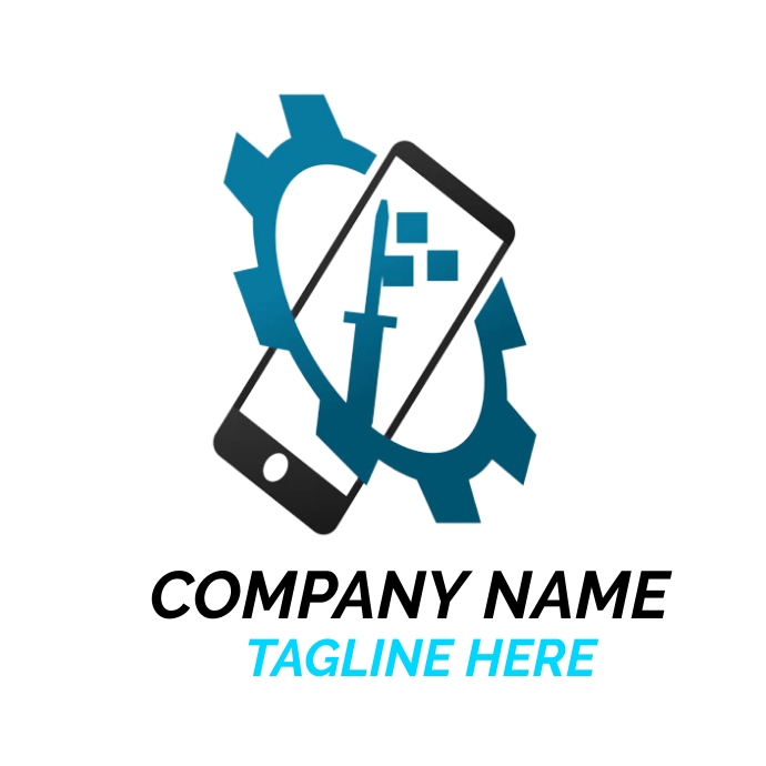 mobile repairing app logo Template | PosterMyWall