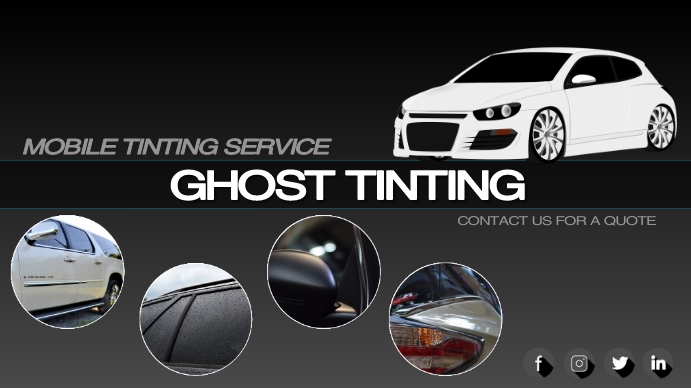 Mobile Tinting Service Cover Branding Photo Template | PosterMyWall