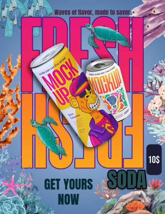 Copy of Mock Up Soda poster / flyer / ads | PosterMyWall