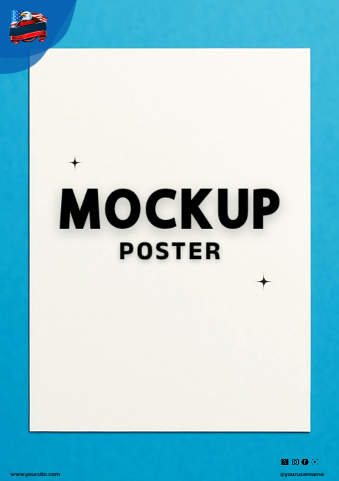 Mockup Advert Poster A4 Template | PosterMyWall