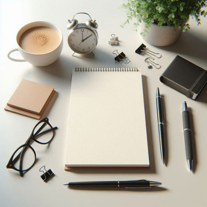 Copy of mockup notepad blank template | PosterMyWall