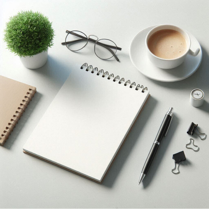 mockup notepad blank template | PosterMyWall