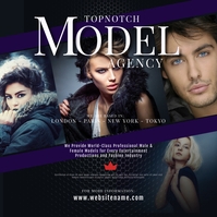 Model and Talent Agency Template | PosterMyWall