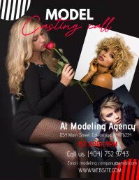 Model casting call Template | PosterMyWall