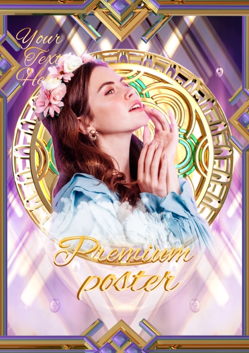 Model Celebrant Poster Template | PosterMyWall