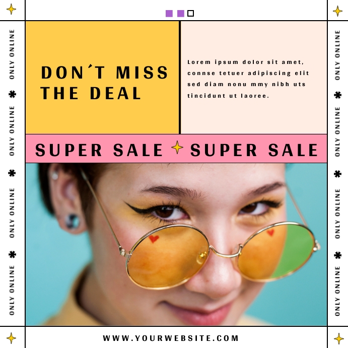 Model Fashion Template | PosterMyWall