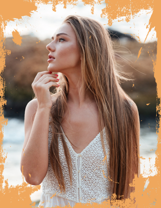 Model photo frame template | PosterMyWall