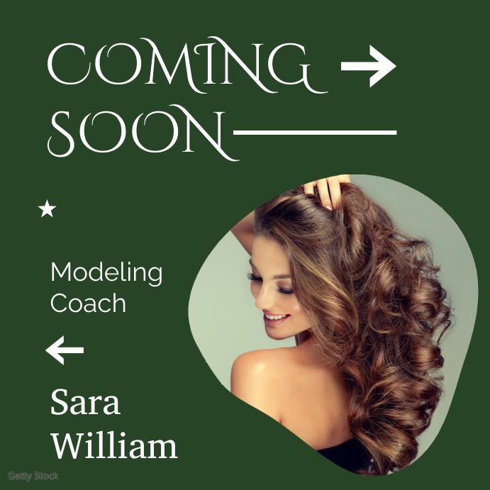 Plantilla de Modelling Template Instagram Post | PosterMyWall