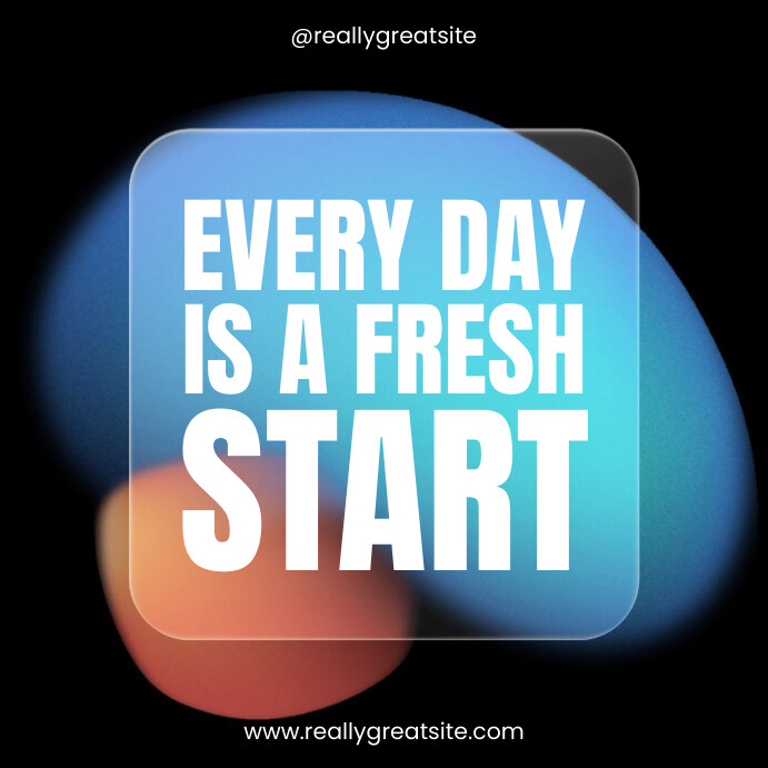 Modern & Elegant Motivational Inspirational Q Template | PosterMyWall