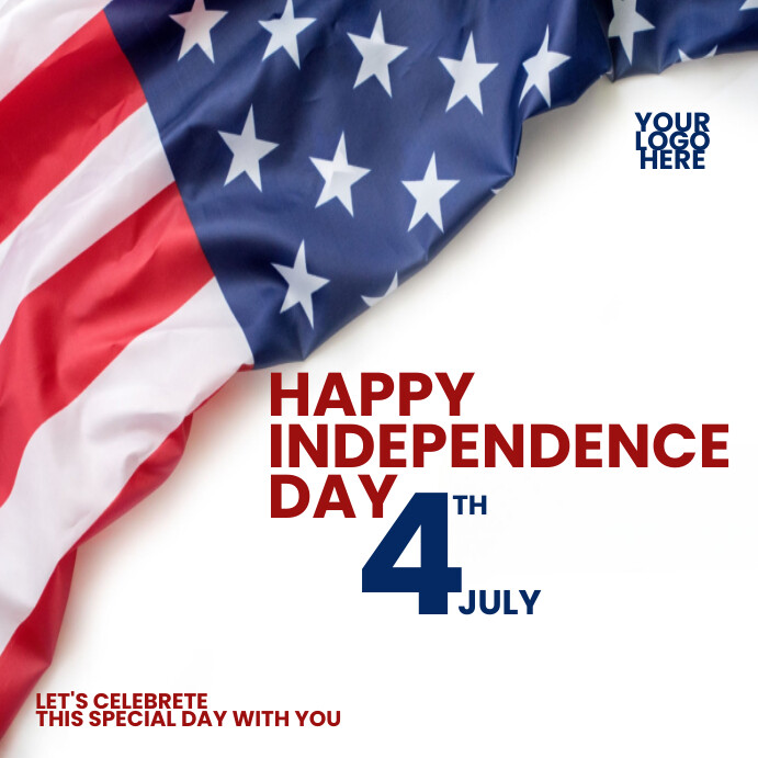 Copy of Modern & Minimal 4th Of July Instagram Post | PosterMyWall