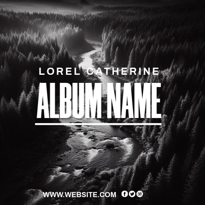 Modern & Minimal Album Cover Design Album Cover Template | PosterMyWall