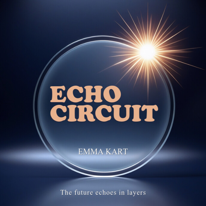 Modern & Minimal Ambient Music Album Art – Transparent Glass Overlay ...