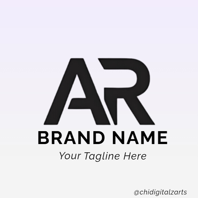 Copy of Modern & Minimal AR Brand Logo | PosterMyWall