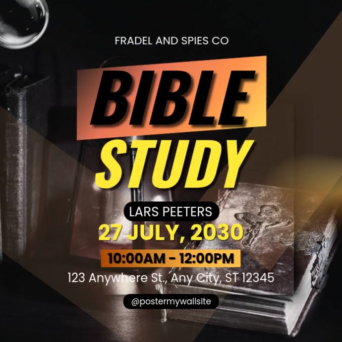 Plantilla de Modern & Minimal Bible Study Instagram Post | PosterMyWall