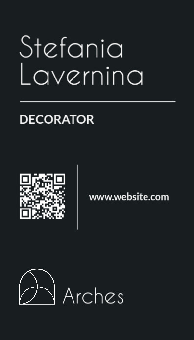 Copy of Modern & Minimal Black And White Qr Code Vert | PosterMyWall