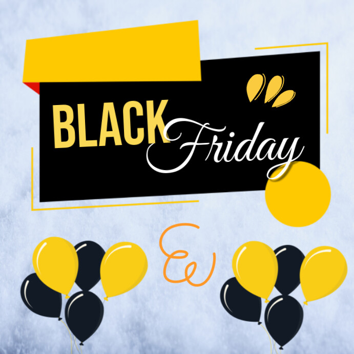 Modern & Minimal Black Friday Instagram Post Template | PosterMyWall