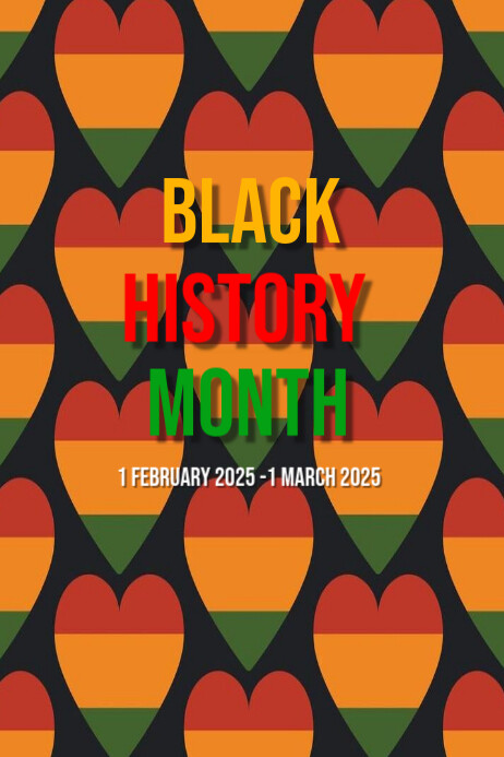 Modern & Minimal Black History Month Poster Template | PosterMyWall