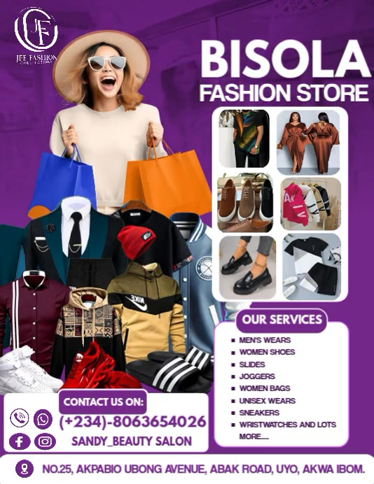 Modern & Minimal Boutique/fashion Store Flyer (us Letter) Template ...