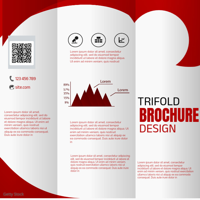 Modern & Minimal Brochure Design Instagram Post Template | PosterMyWall