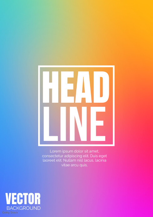 Plantilla de Modern & Minimal Brochure Front Page Design | PosterMyWall