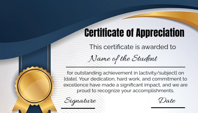 Modern & Minimal Certificate Blog Header Template | PosterMyWall
