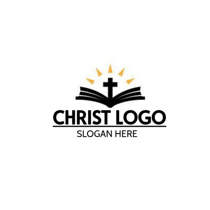 Modern & Minimal Christ Logo Logo Template | PosterMyWall