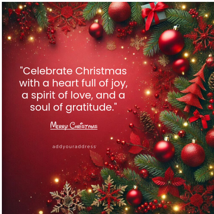 Modern & Minimal Christmas Quotes Instagram Post Square (1:1) Template ...