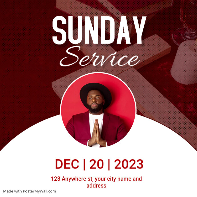 Modern & Minimal Church Instagram Post Templat | PosterMyWall