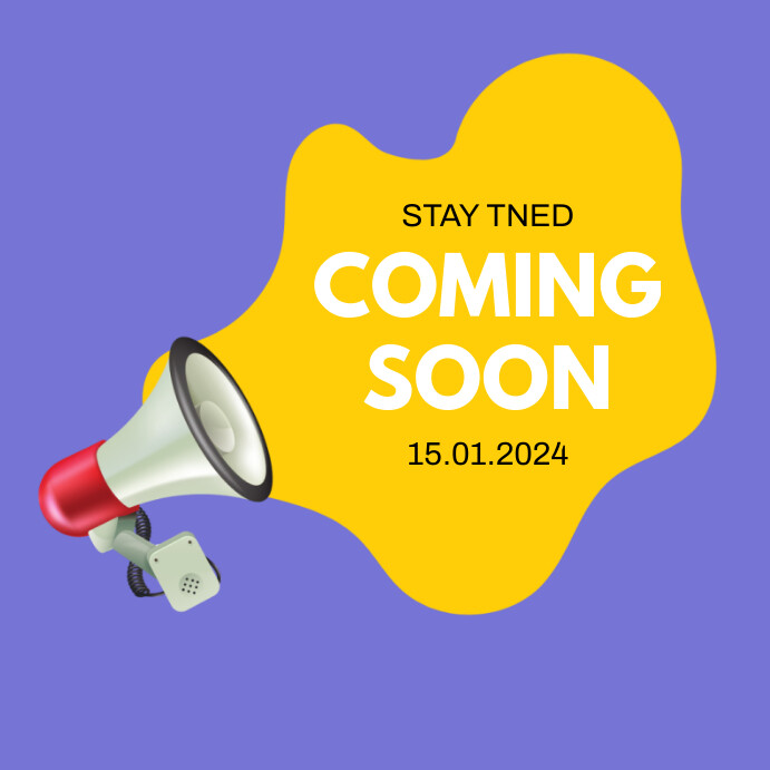 Modern & Minimal Coming Soon Instagram Post Template | PosterMyWall