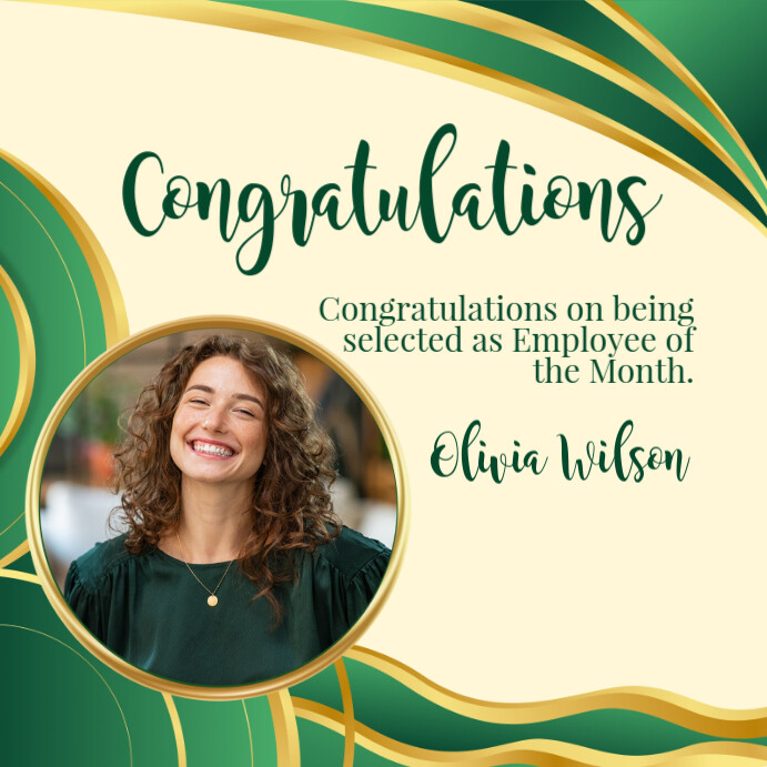 Modern & Minimal Congratulations Pos Instagram Template | PosterMyWall