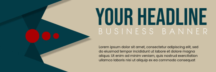 Modern & Minimal Corporate Business Banner 2' × 6' Template | PosterMyWall