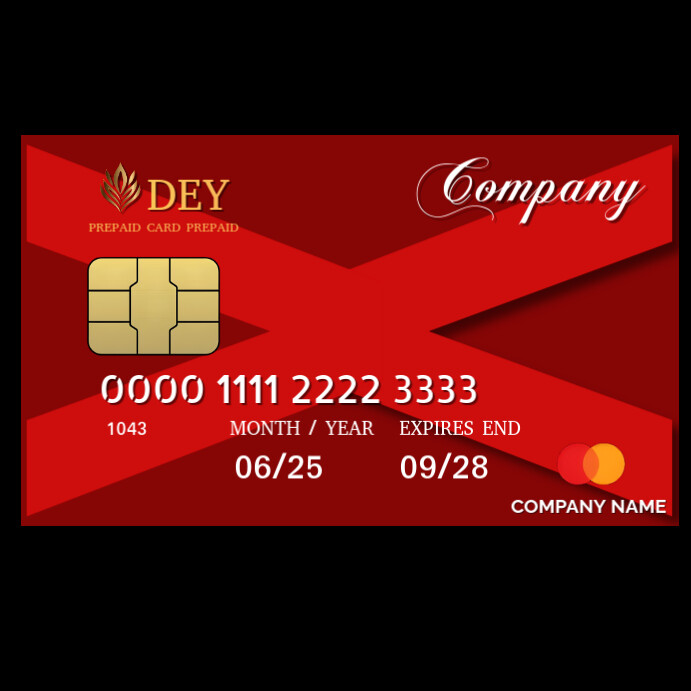 Copy of Modern & Minimal Credit Card Design Instagram Post | PosterMyWall