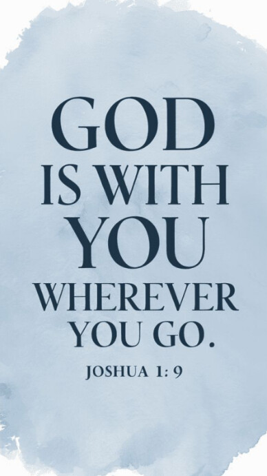 Copy of Modern & Minimal Daily Bible Verse Inspiration Digital Display ...