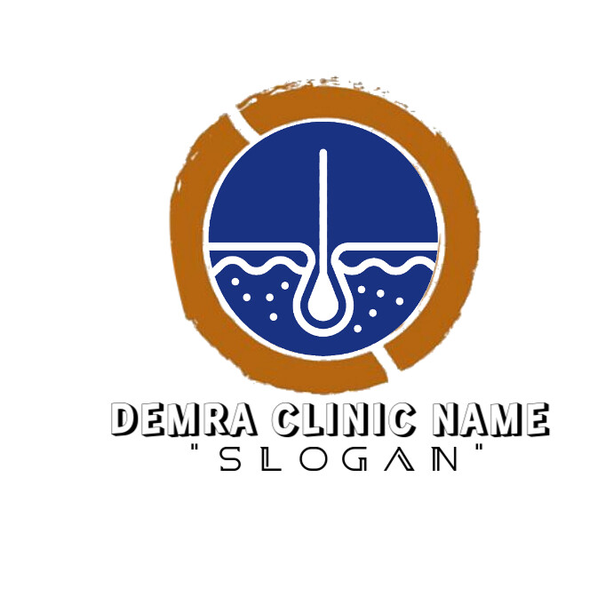Modern & Minimal Derma Clini Logo Template | PosterMyWall