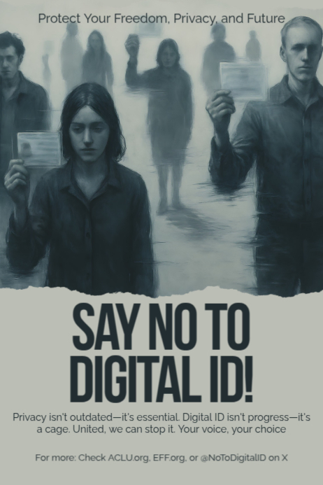 Modern & Minimal Digital Id Manifesto Poster Poster Template | PosterMyWall