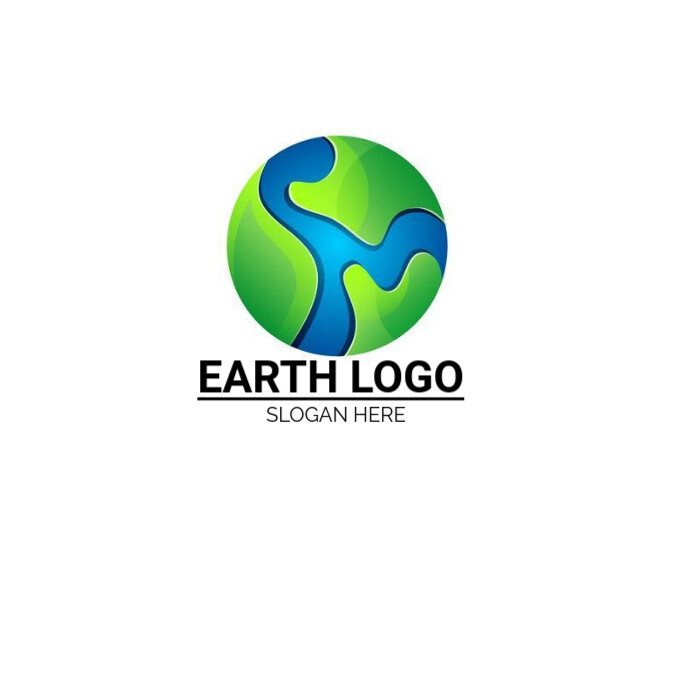 Copy of Modern & Minimal Earth Logo Logo | PosterMyWall
