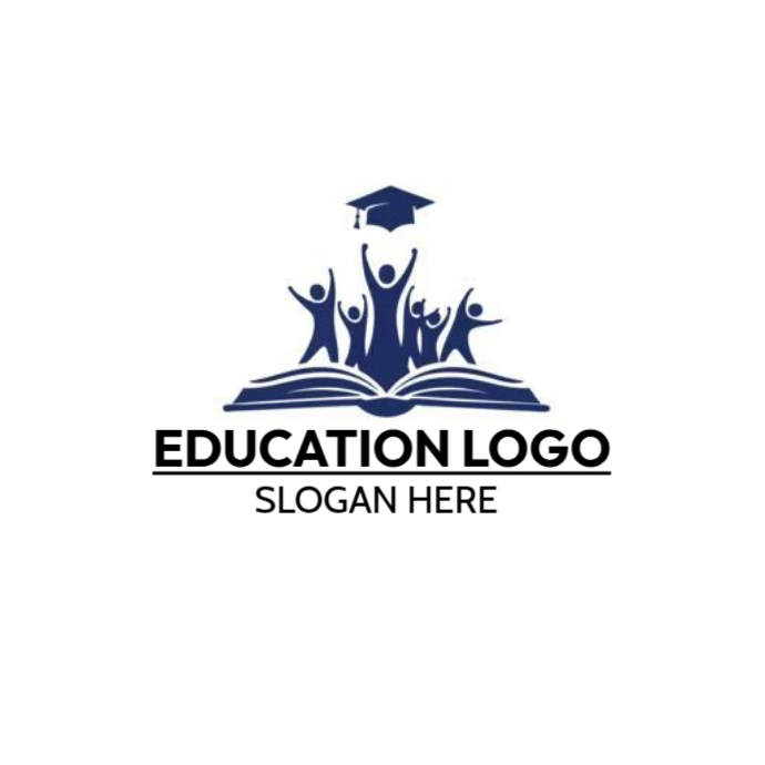 Modern & Minimal Education Logo Logo Template | PosterMyWall