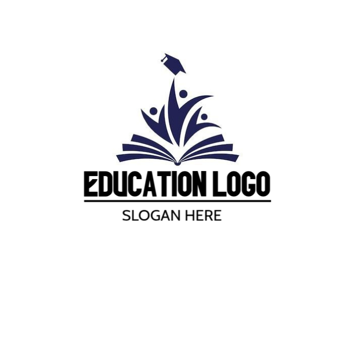 Modern & Minimal Education Logo Logo Template | PosterMyWall