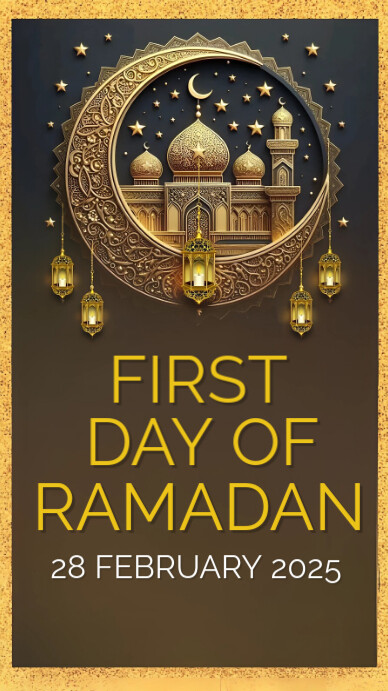 Copy of Modern & Minimal First Day Of Ramadan Instagram Story ...