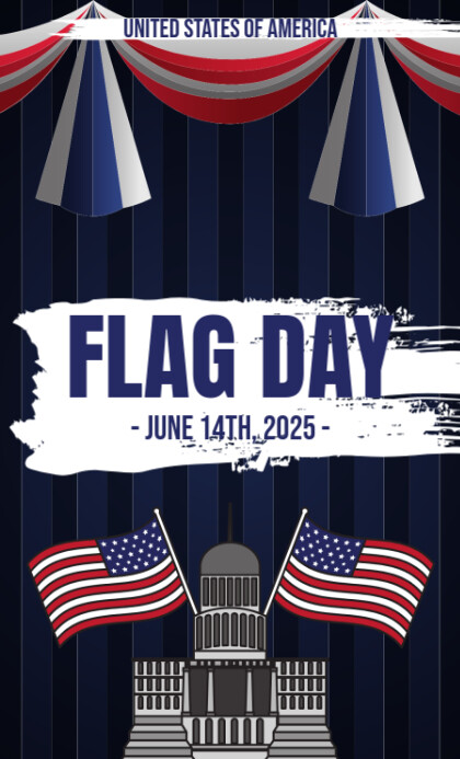 Modern & Minimal Flag Day Legal As Template | PosterMyWall