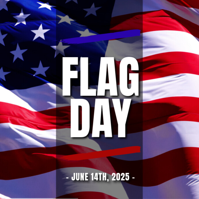 Modern & Minimal Flag Day Pos Instagram Template | PosterMyWall
