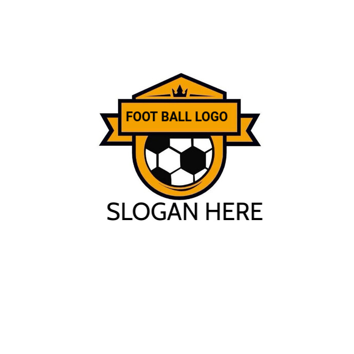 Plantilla de Modern & Minimal Foot Ball Logo Logo | PosterMyWall