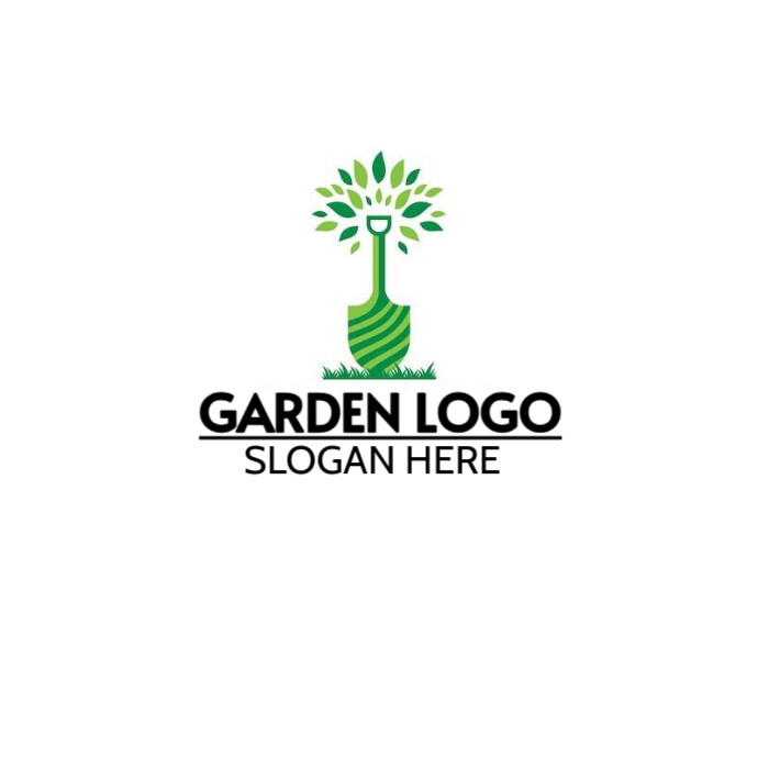 Copy of Modern & Minimal Garden Logo Logo | PosterMyWall