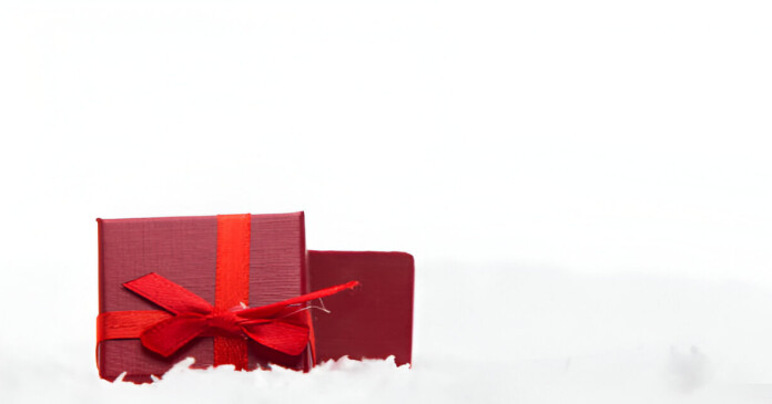 Modern & Minimal Gift Box Facebook Shared Image Template | PosterMyWall