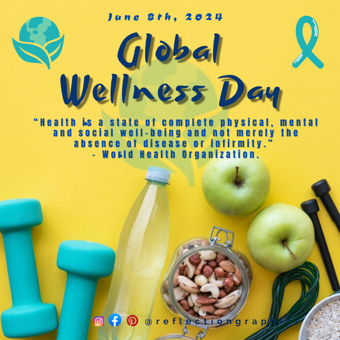 Copy of Modern & Minimal Global Wellness Day Square ( | PosterMyWall