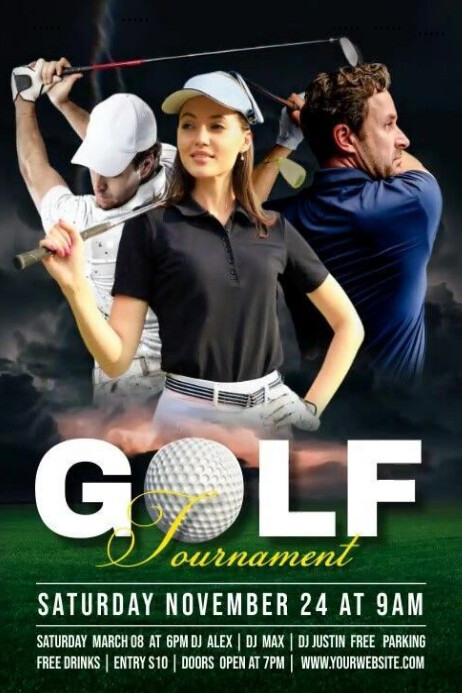 Copy of Modern & Minimal Golf Tournament Games Poster | PosterMyWall
